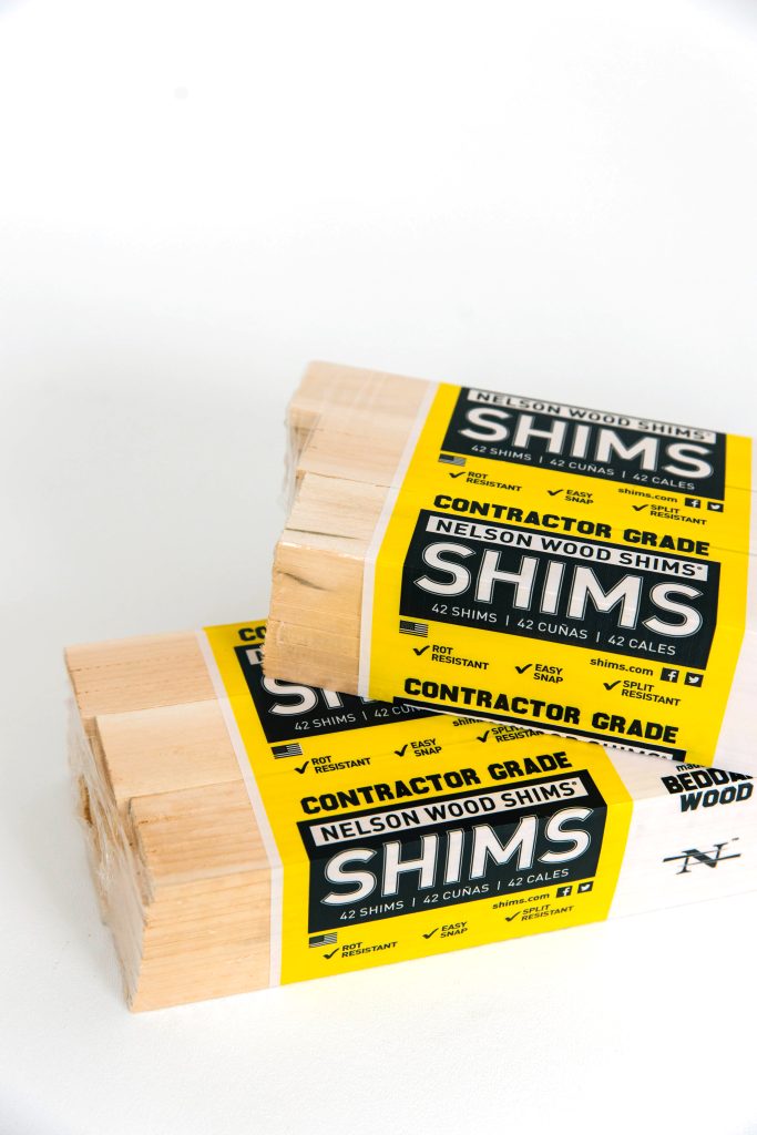 Contractor Grade Bundle – 12 Inch Beddar Wood Shims – Nelson Wood Shims