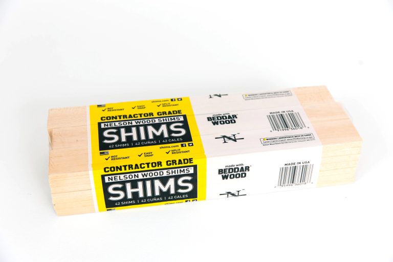 Contractor Grade Bundle – 12 Inch Beddar Wood Shims – Nelson Wood Shims
