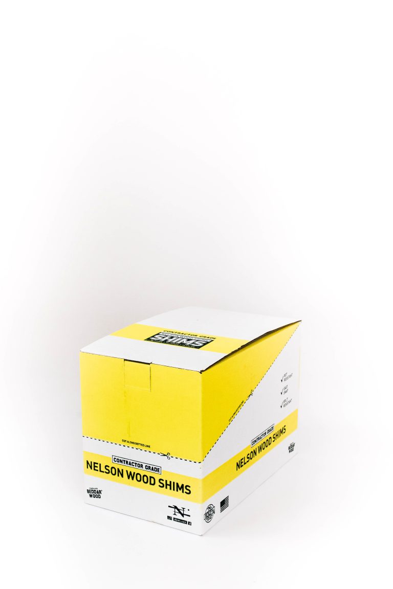 Contractor Grade Carton 56 Count – 8 Inch Beddar Wood Shims – Nelson ...